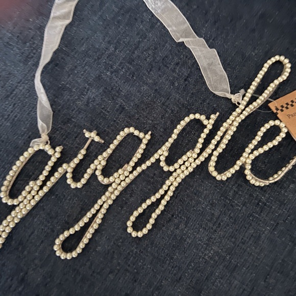 Primitives by Kathy | Wall Decor | Vintage Cursive Giggle Wall Hanging ...